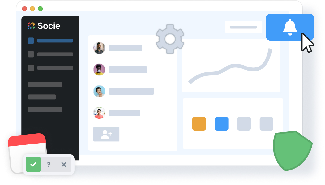 Deine (kostenlose) Online Community-App | Socie